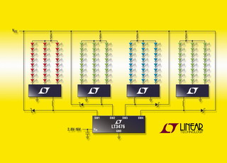 4通道LED驱动器LT3476-老古开发网